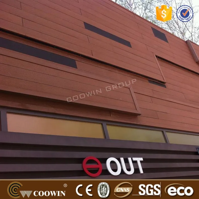 Pwc Wall Cladding Fireproof Wood Plastic Composite Fence Panel - Buy ...