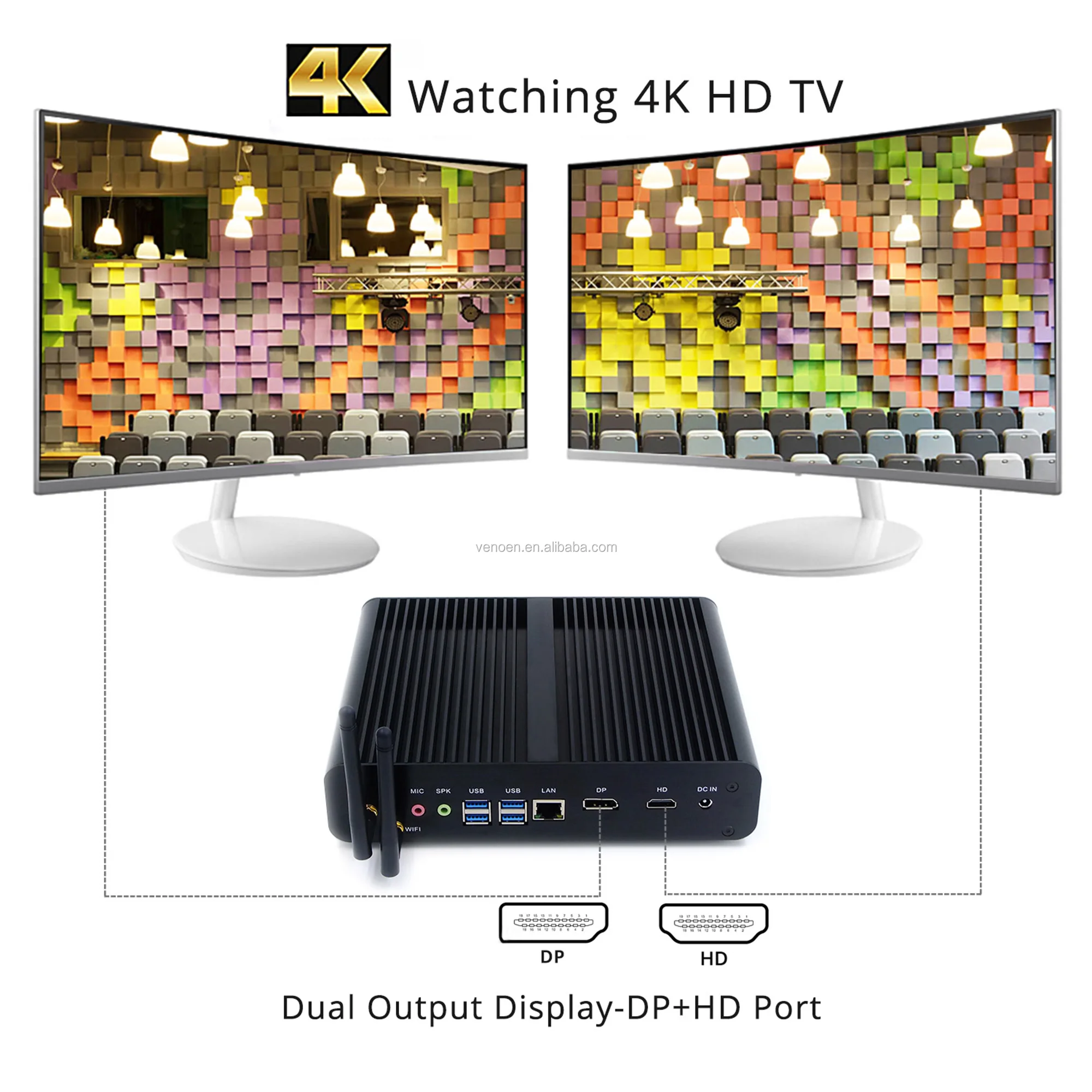 Small Tower Computer All In One Pc I7 Gaming Desktop Barebone Server ...