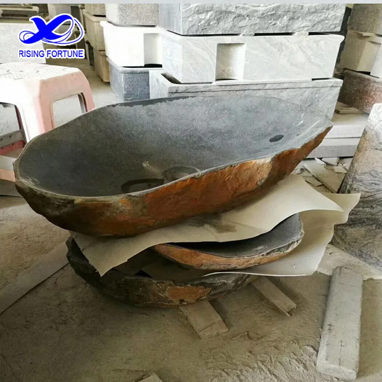 Natural River Stone Vessel Sink - Durable & Stylish