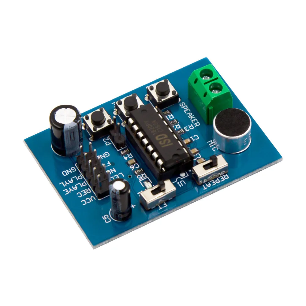 Isd1820 Voice Board Module Pcb Version On-board Microphone Sound ...