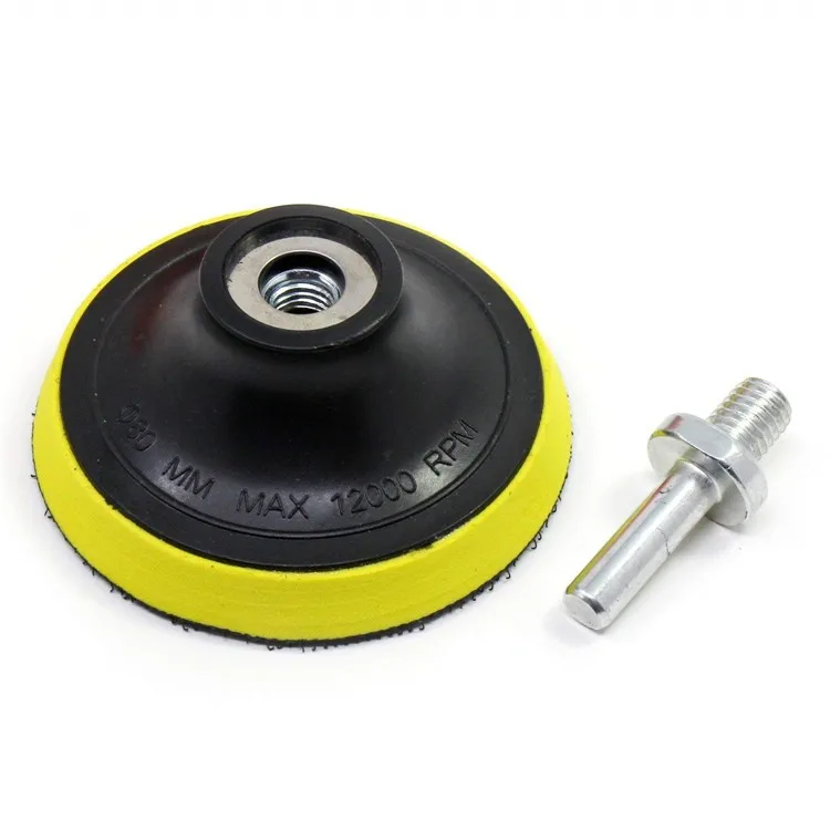 3-inch Pvc Hook&loop Backer Pad With M14 Thread - Buy Backer Pad ...