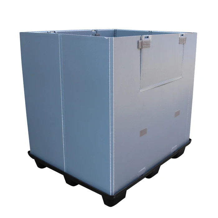 Pallet Sleeve Box Forklift Pallet Collapsible Plastic Crate