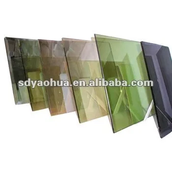 Green/grey/bronze/blue Tinted Tempered Glass - Buy Tinted Tempered ...