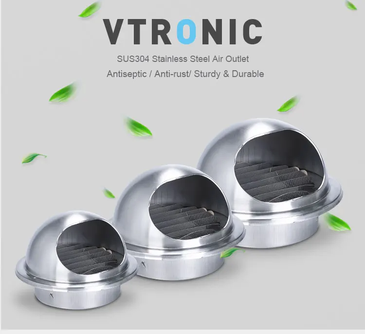 Stainless Steel Round Exhaust Air Outlet Air Intake Factory Outlets ...