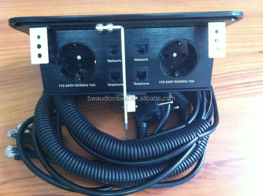 Aluminum Pop Up In Desk Power Outlets/meeting Table Office Power Data ...
