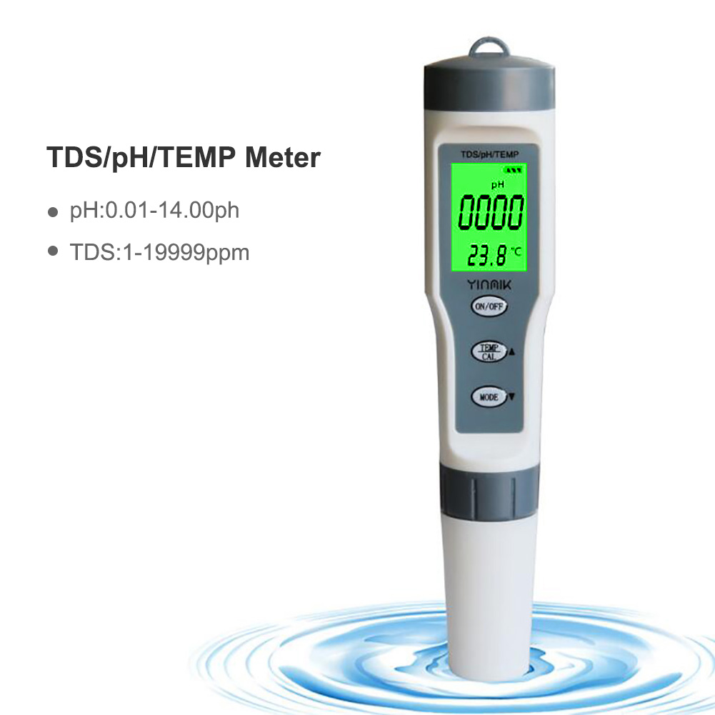 YIERYI Professional TDS PH Meter - Water Quality Tester