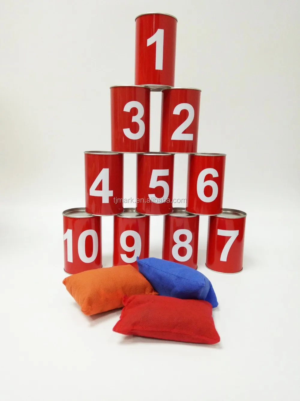 Hit Tin Can Toss Garden Throwing Game - Buy Throwing Game,Bean Bag Toss ...