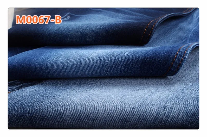 62/63" 9.4oz T400 Cotton Polyester Stretch Denim Fabric For Jeans/dress ...