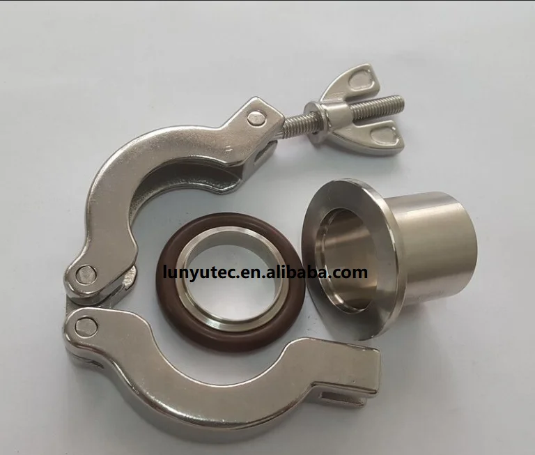 Stainless Steel Vacuum Fittings - KF Clamps for Semiconductors