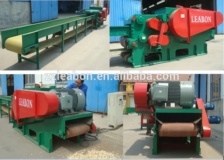 CE Mobile Electric Log Chips Wood Chips Making Machine
