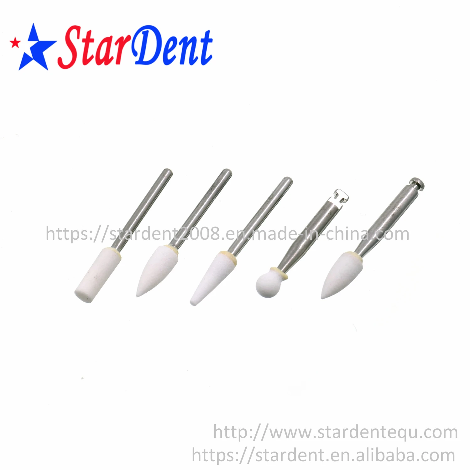 White Dental Stone Grinders Burs For High Speed Handpiece - Buy High ...