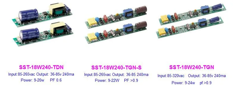 2.5kv Led Tube Light Driver Skd Cad Led Tube Lamp 18w 240ma 280ma T8 T5 ...