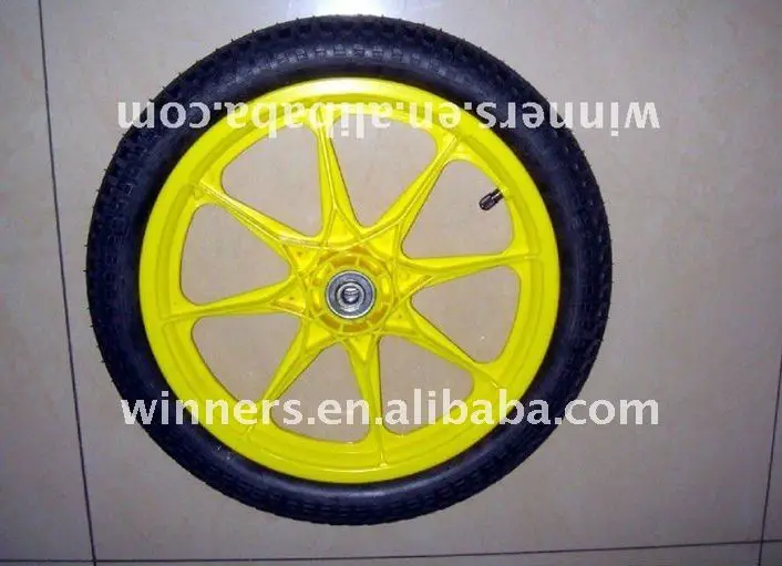 8 Spokes Bike Trailer Plastic Wheel 20" - Durable & Versatile