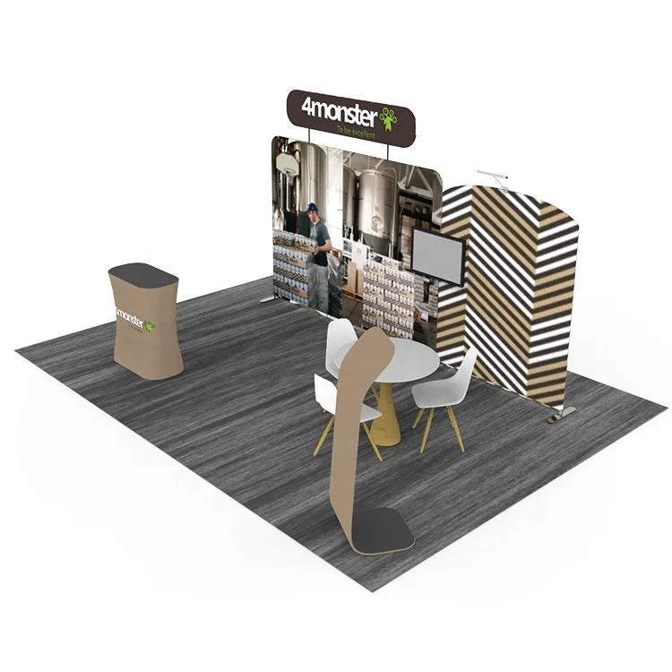 Standard Exhibition System Booth Design,20ft Trade Show Exhibition ...