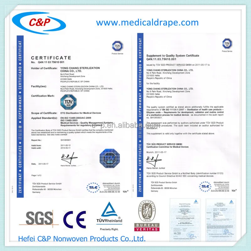 Disposable Sterile Ophthalmic Eye Cataract Surgery Drape Kits - Buy ...