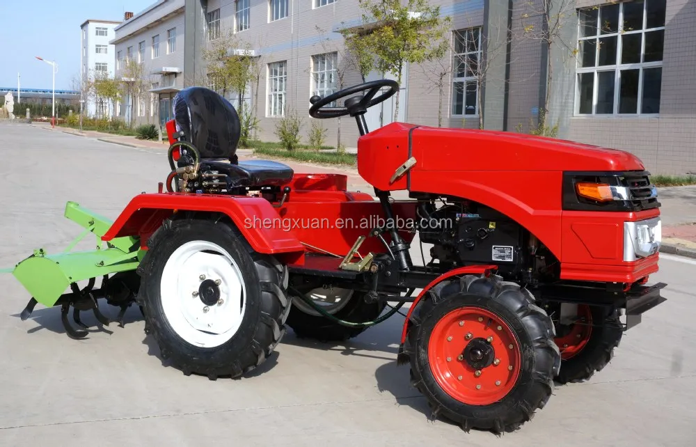 15HP Mini Tractor with Single Tiller - Versatile & Durable