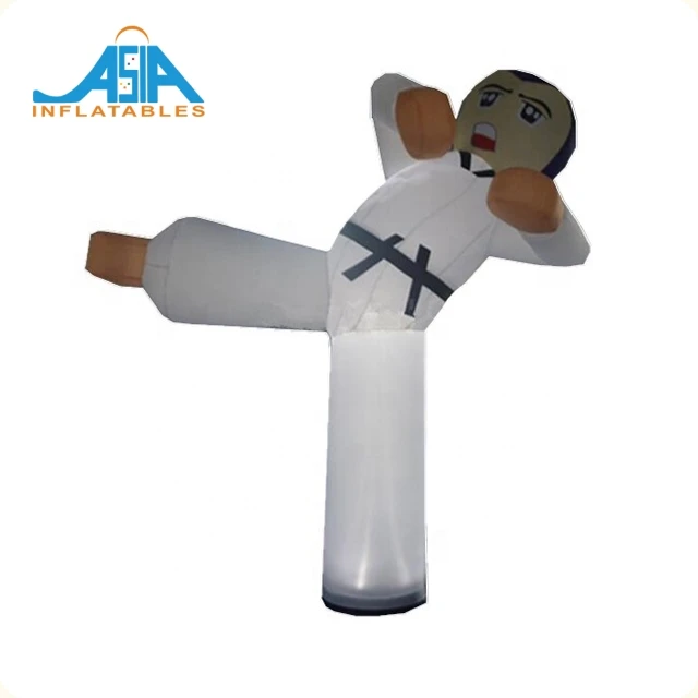 Customized Inflatable Karate Cartoon Taekwondo Boy Balloon