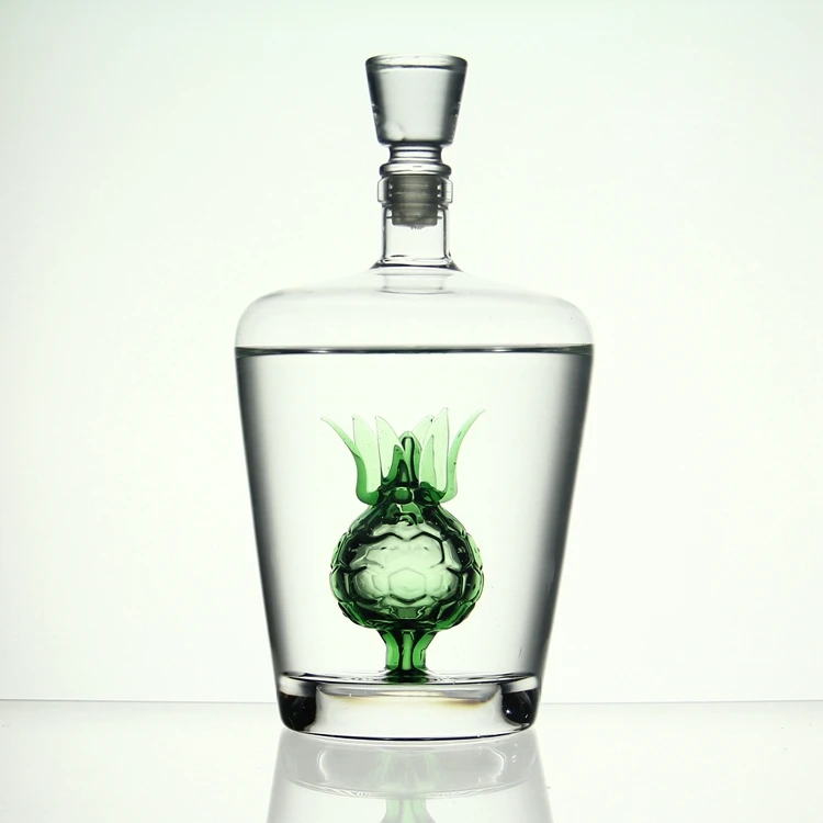 Odd Shaped Bottles - Unique Glass Wine Whiskey Bottles