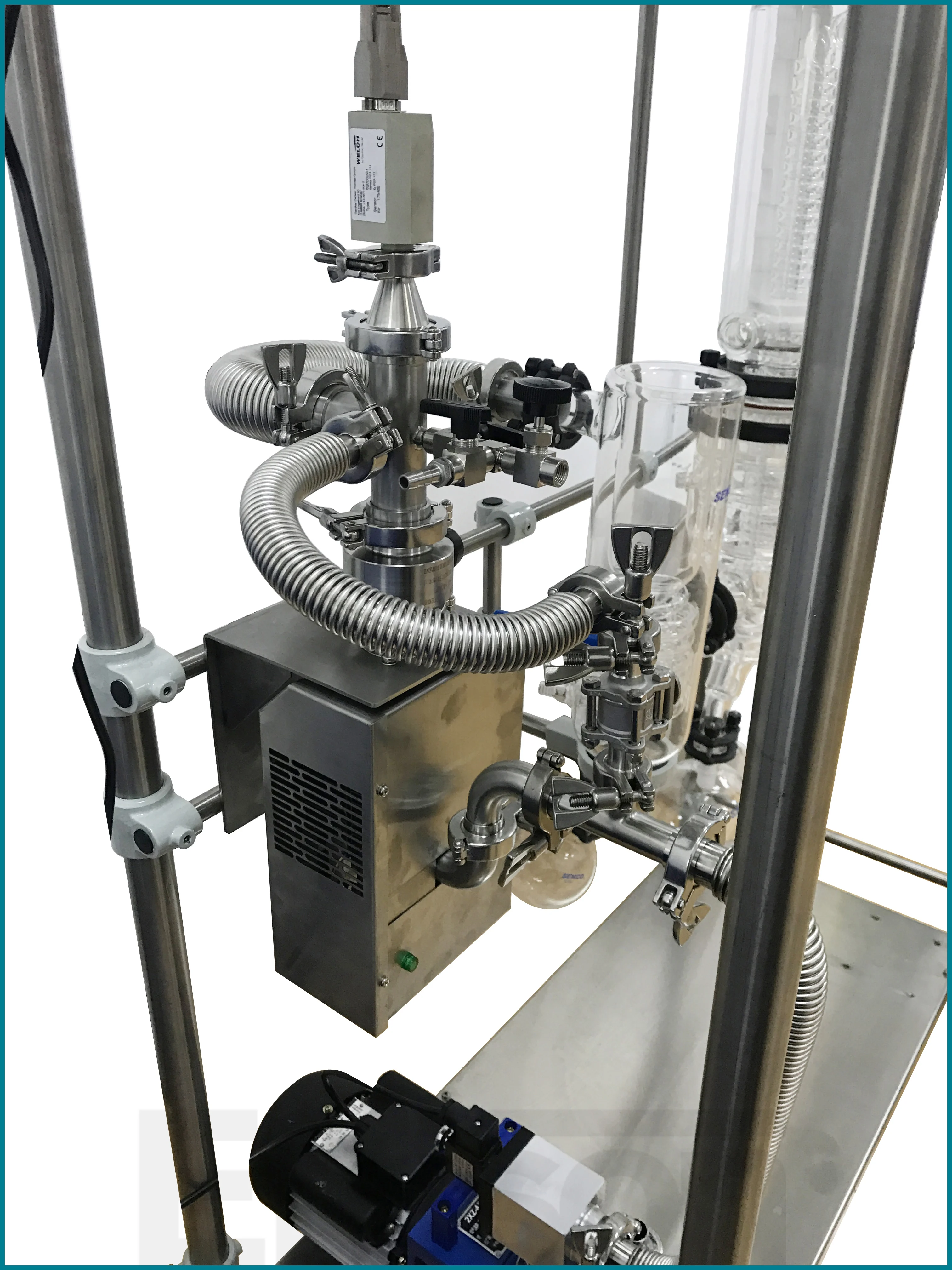 Wiped Thin Film Evaporator for High Efficiency Distillation