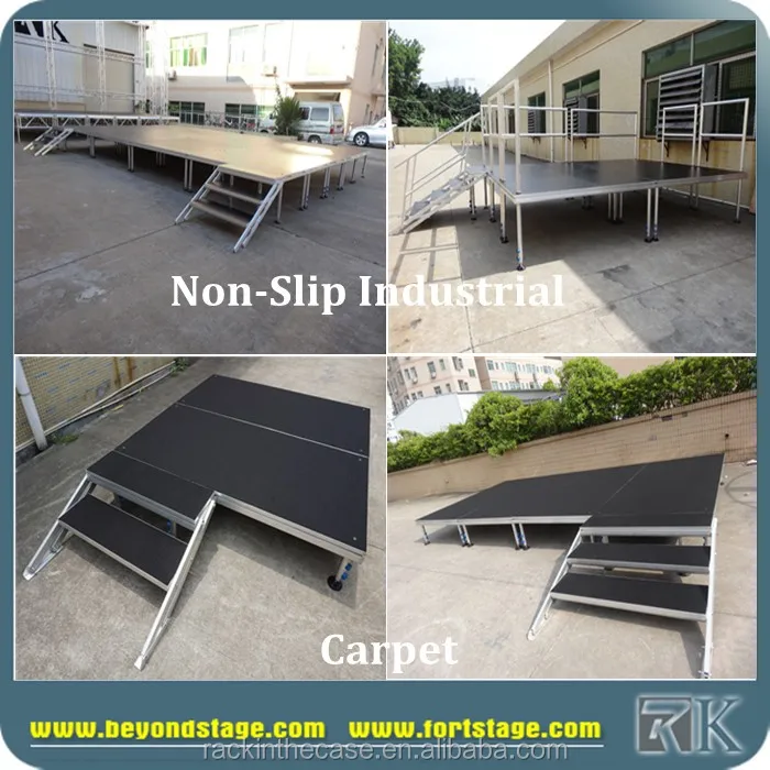 Stage Flooring Material Strong And Durable Used Portable Stage - Buy ...