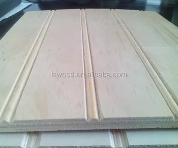 12mm V Board Wall Paneling,Slotted Wood Plywood Wall Panel - Buy ...