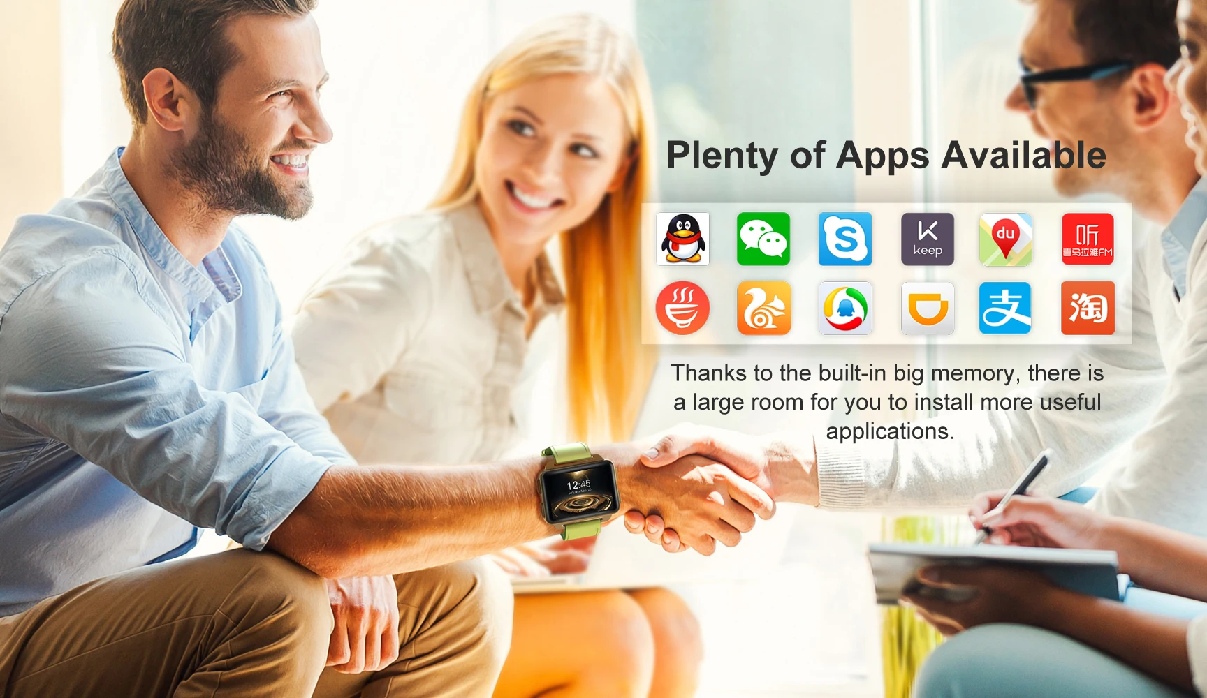 DM99 Smart Watch - 3G, Wifi, GPS, and Quad Core Power
