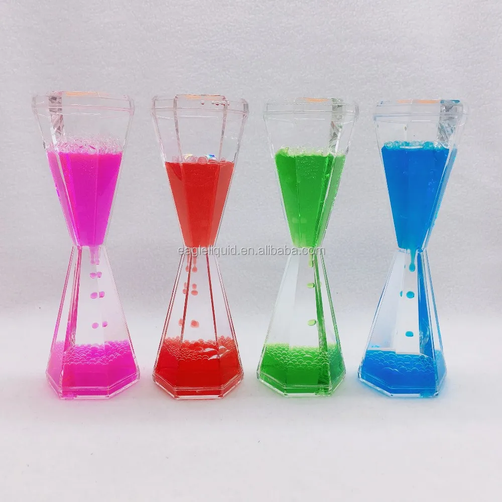 S Shape Oil Hourglass Liquid Sand Timer For Children - Buy S Shape ...