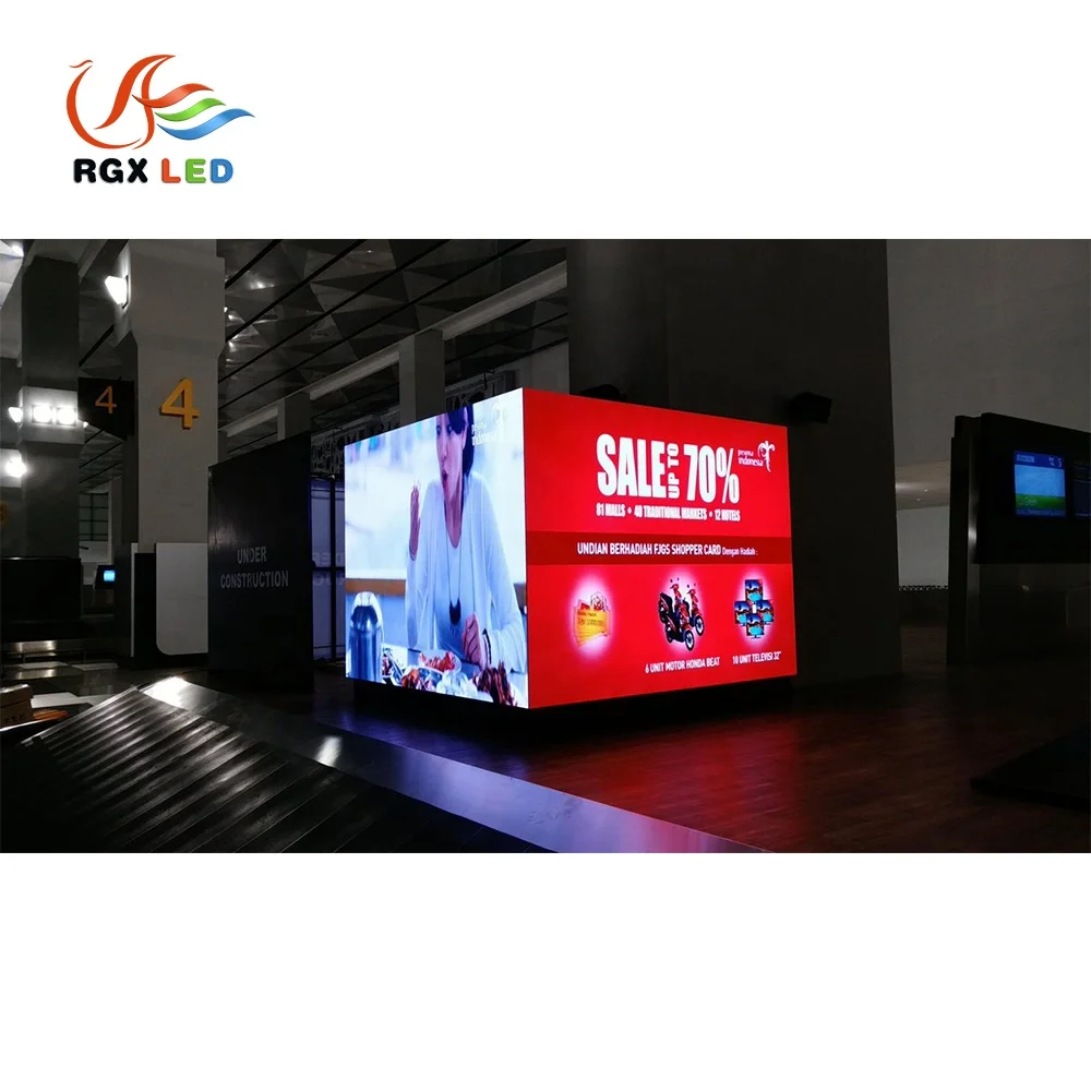 Right Angle Led Display Indoor Outdoor 90 Degrees Led Wall Full Color ...