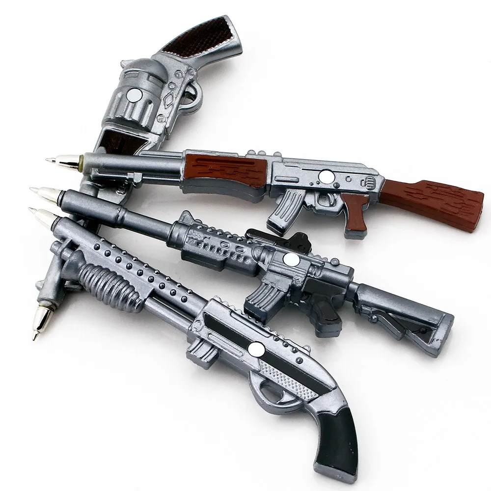 Cute Kawaii Creative Gun Plastic Ballpoint Pen for Kids