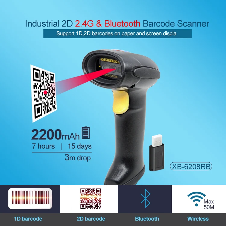 Handheld Bluetooth Symbol N410 Barcode Scanner Xb-6208rb - Buy ...