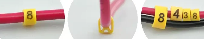 Ec Cable Wire Marker Ferrule Identification Pvc Material Yellow Color ...
