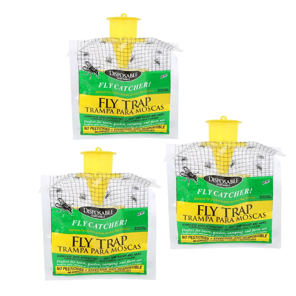 New Arrival Traps Plastic Disposable Fly Trap Outdoor Garden Fly ...