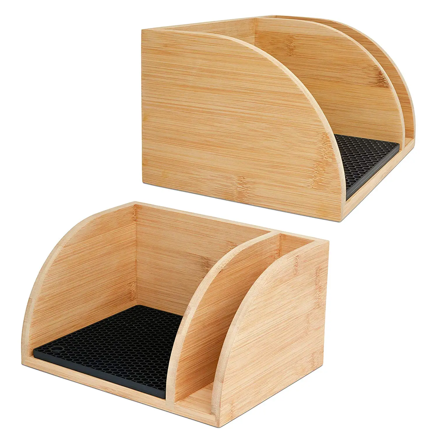 Bamboo Wood Coffee Maker Tray Stand With Filter Holder - Buy Bamboo ...