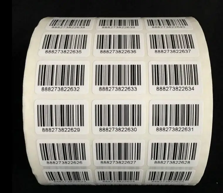 Custom Serial Number Printing Barcode Labels - Caoyuan