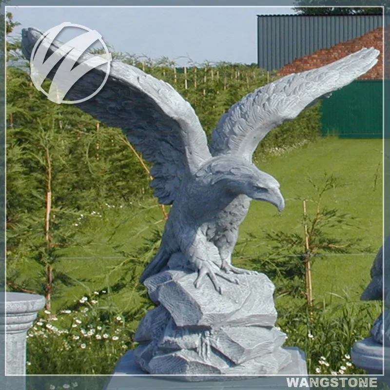 Garden Art Sculpture Stone Eagle Statue Buy Eagle Statuestone Eagle Statuemarble Eagle