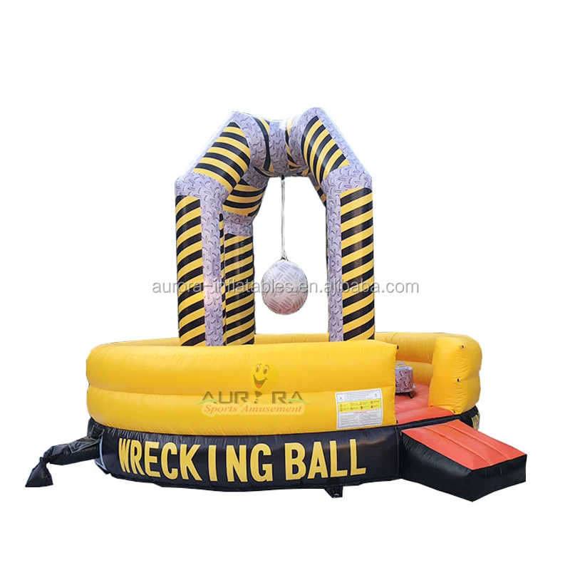 Inflatable Human Demolition Zone Inflatable Wrecking Ball Game Human ...