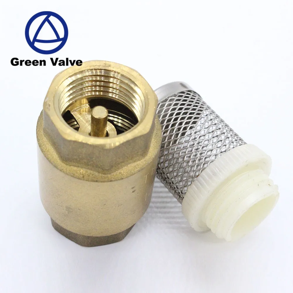Valvula De Pie Brass Foot Valve with Stainless Steel Mesh