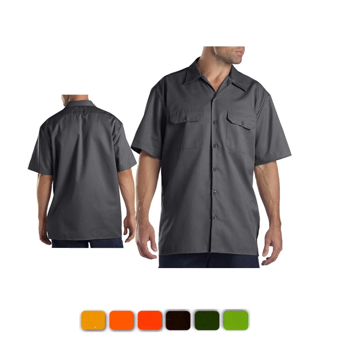 Custom Work Clothes Long Sleeve Breathable Sloid Shirts Men Work Shirt ...