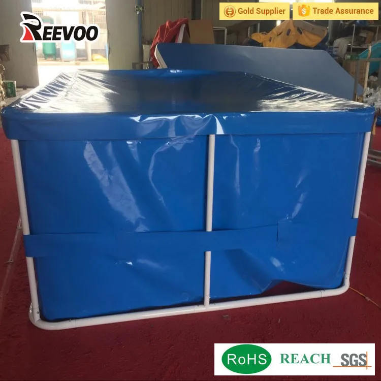 Reevoo Indoor Aquaculture Pvc Canvas Fish Pond Fish Farming Tanks - Buy ...