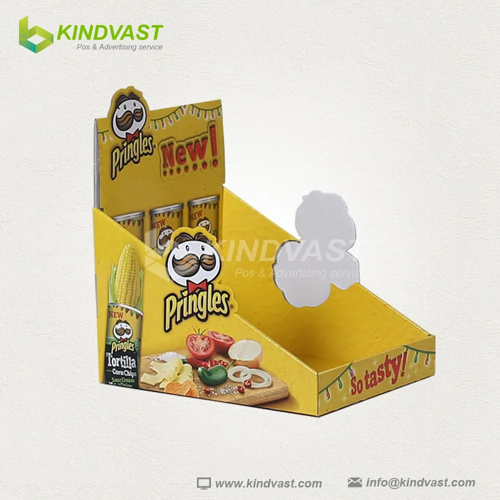Retail Grab & Go Display Counter Potato Chip Table Display Box - Buy ...