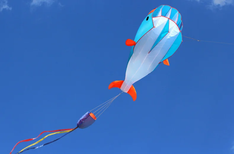 Blue Dolphin Inflatable Soft Kite - Buy Inflatable Kite,Inflatable Soft ...