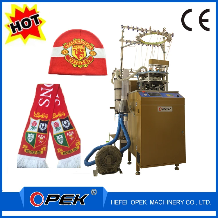 OPEK Fully Computerised Jacquard Circular Hat Making Machine