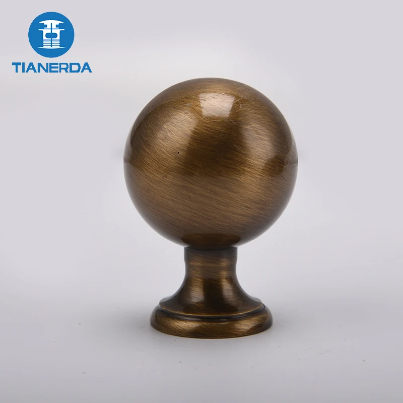 Railing Ball Stairs Handrail End Cap Joint Ball Fitting - Buy Handrail ...