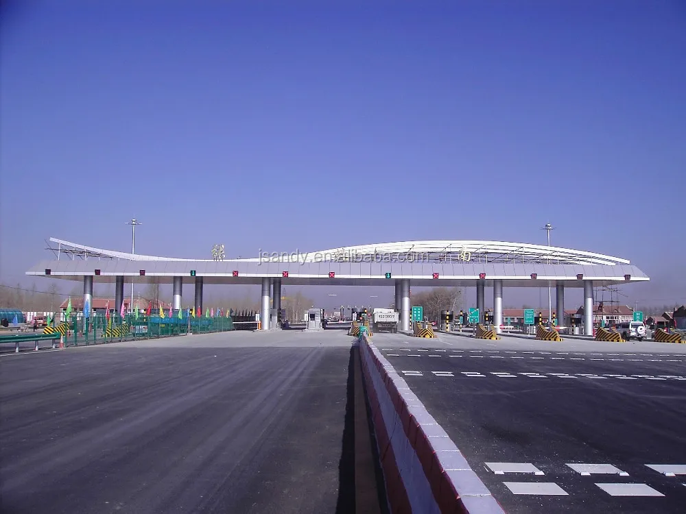 Wind-resistant Design Prefab Bolted Ball Joined Space Frame Roof Steel ...