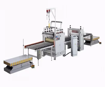 China Mdf Paper Pvc Laminating Line Press Machine Woodworking Machinery ...