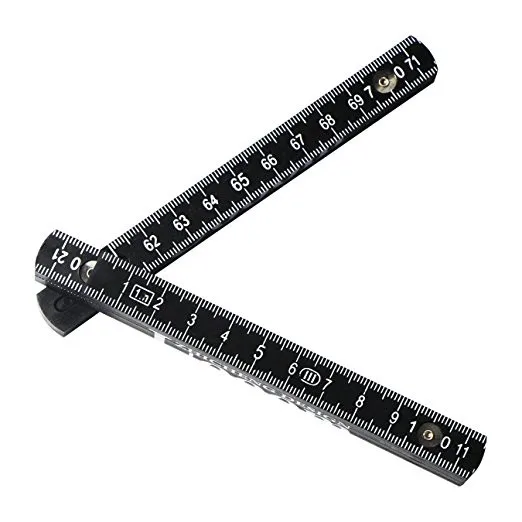 1m/2m Foldable Plastic Meter Ruler with Custom Logo