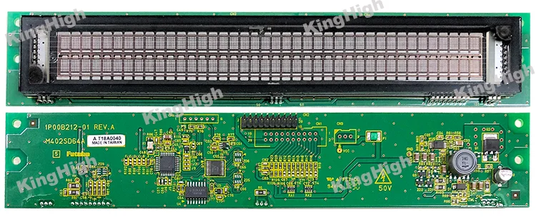 Futaba M402SD07G VFD Display Module - 80 Digits, 800 cd Brightness, 1 ...