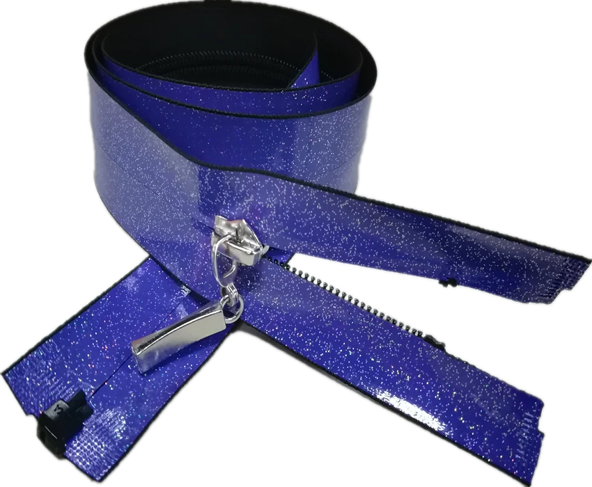No5 Shiny Waterproof Zipper Seam Tape Reverse Coil Zipper - Buy Reverse ...