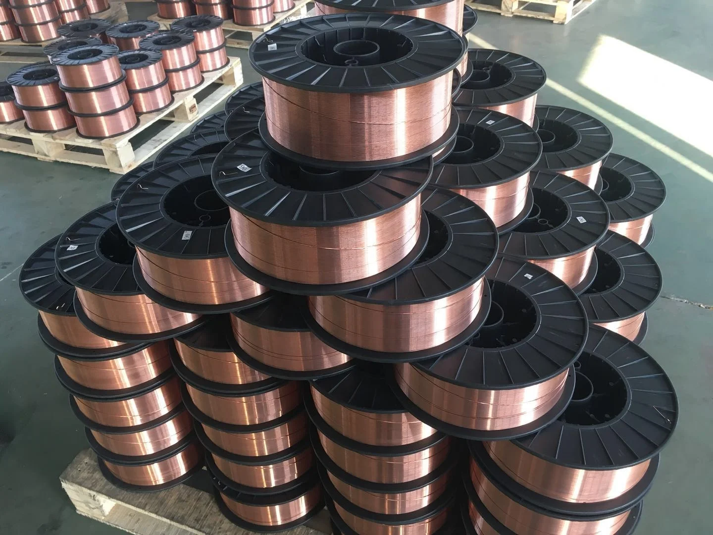 0.8mm - 2.0mm Copper Coated Mig Welding Wire SG2 Micro Wire
