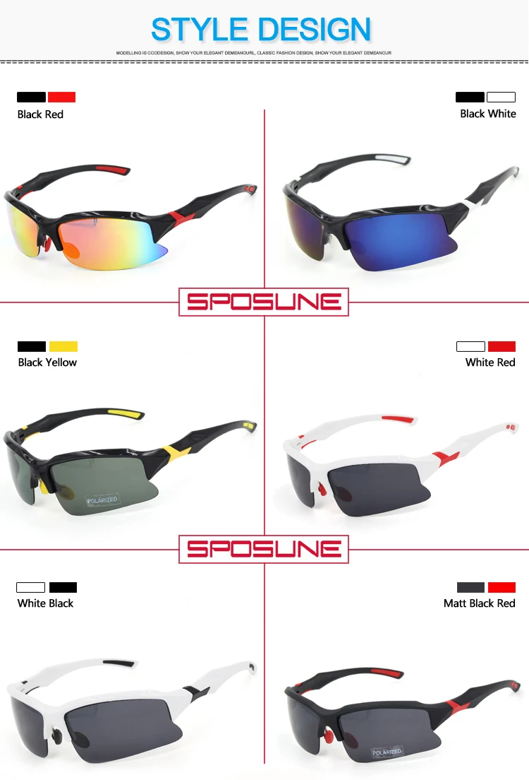 Custom Logo Unbreakable CE Sports Sunglasses Cycling Running Glasses ...